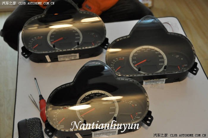 表现丰富多彩！奇瑞A3改装仪表盘灯DIY - - myt126汽车改装网